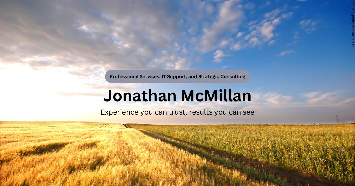 Jonathan McMillan: Administrative, Writing, and IT Services